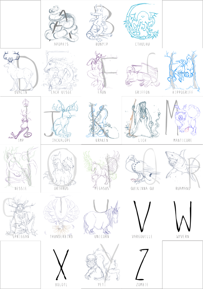 fantasy alphabet: August 2012