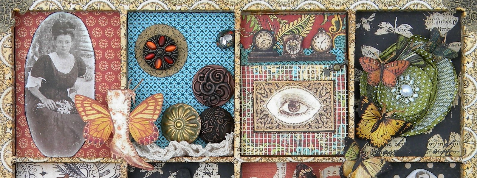 Altered 7 Gypsies Letter Box Tray with Graphic 45 Plus...