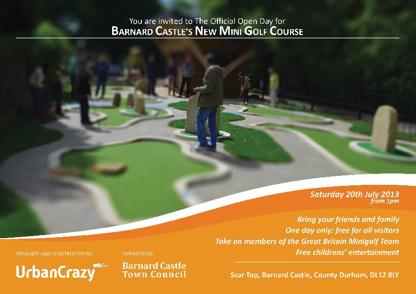 The Ham and Egger Files: New Mini Golf course open in Barnard Castle