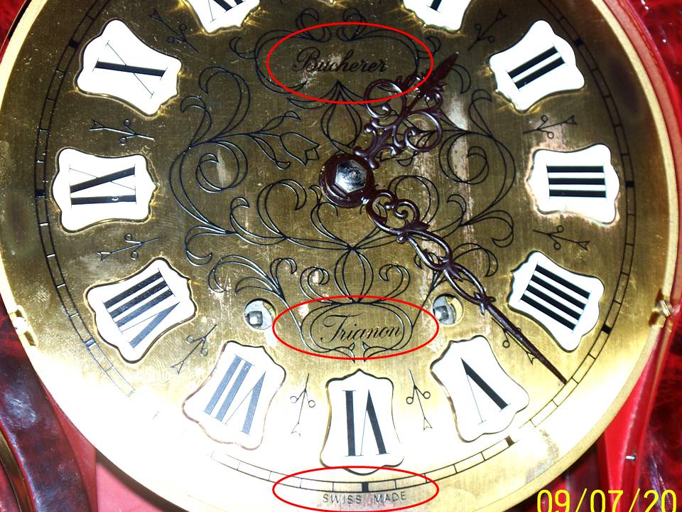 Waktu Luang.........: SOLD - Bucherer and Eluxa, Swiss Made Bracket ...