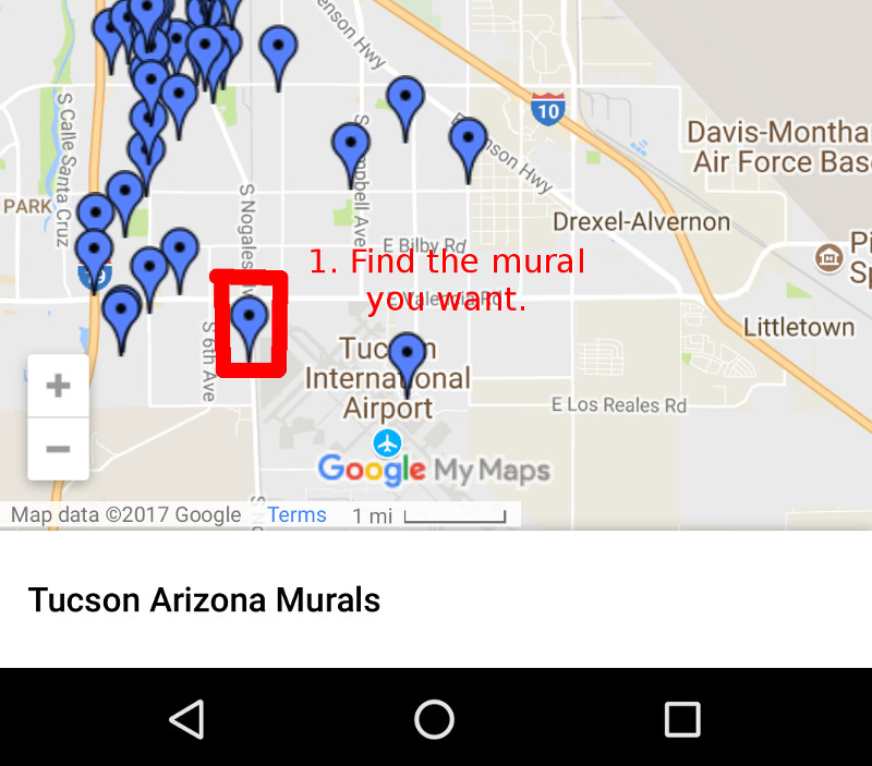 The Tucson Murals Project: Mural map