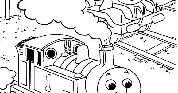 THOMAS THE TRAIN - Planse de colorat p.45