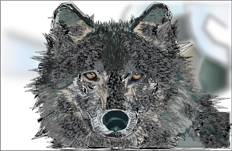 CG-S12-JTORRES: WEEK 8- TRACE DRAWING: Wolf Variations