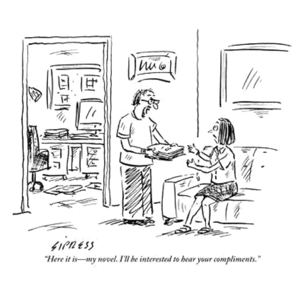 Mystery Fanfare: Cartoon of the Day: Novel Critique