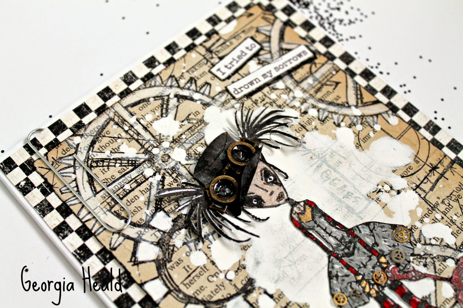 Created By Georgia: Stampotique May Steampunk Challenge SDC#148