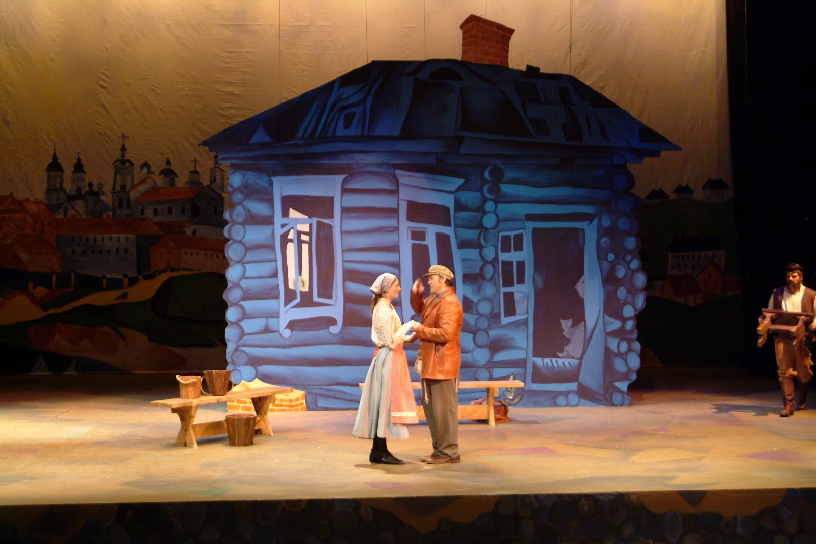 The Theatrical Designs of Gary Benson: Fiddler on the Roof--Scene and ...