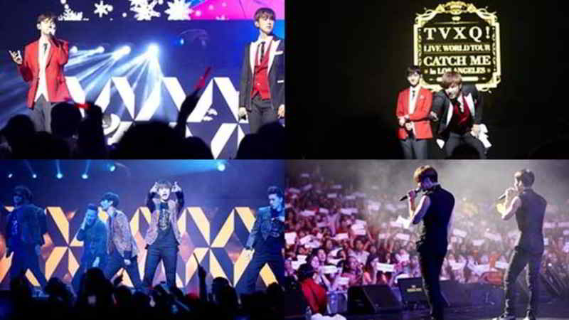 TVXQ ofrece su primer concierto exclusivo en LA, EE.UU atrayendo a fans ...