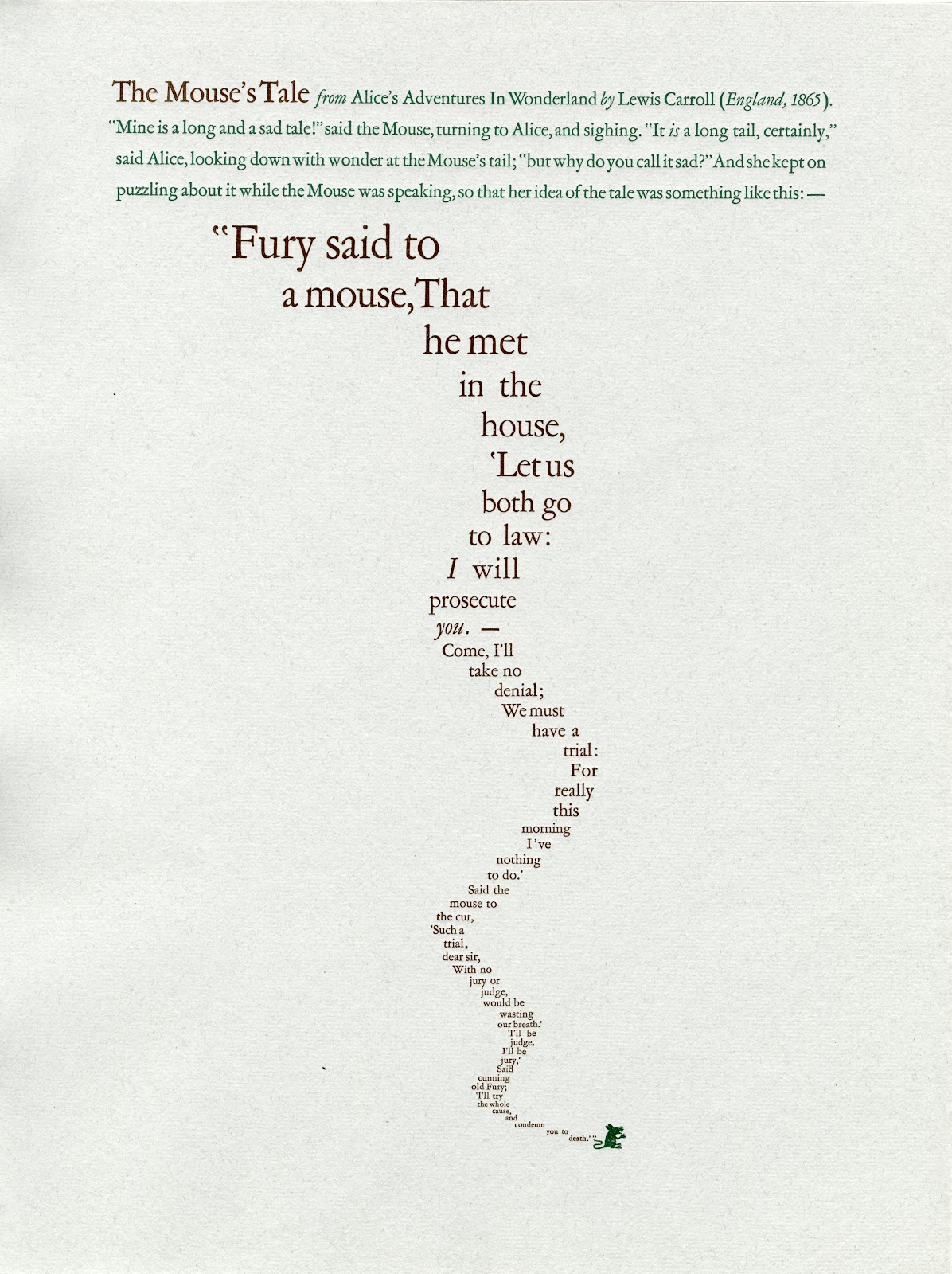 Discourse: The Mouse's Tale