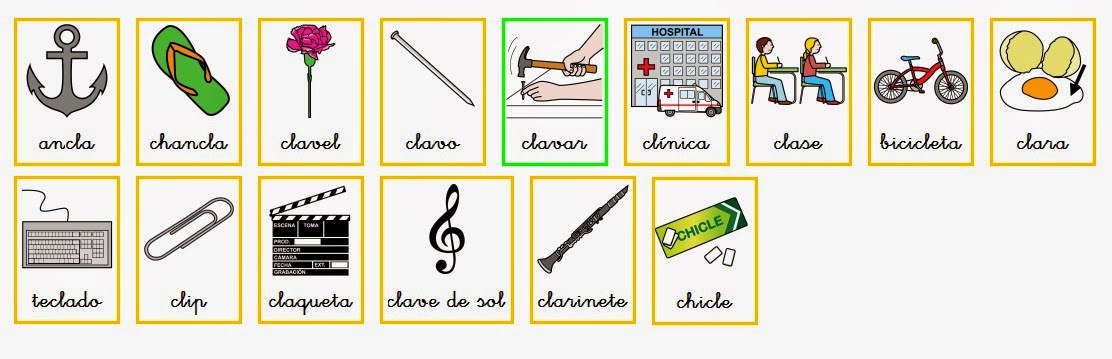 ASXLab - TICs y Recursos Educativos : Palabras Trabadas - cl, cr, dr ...