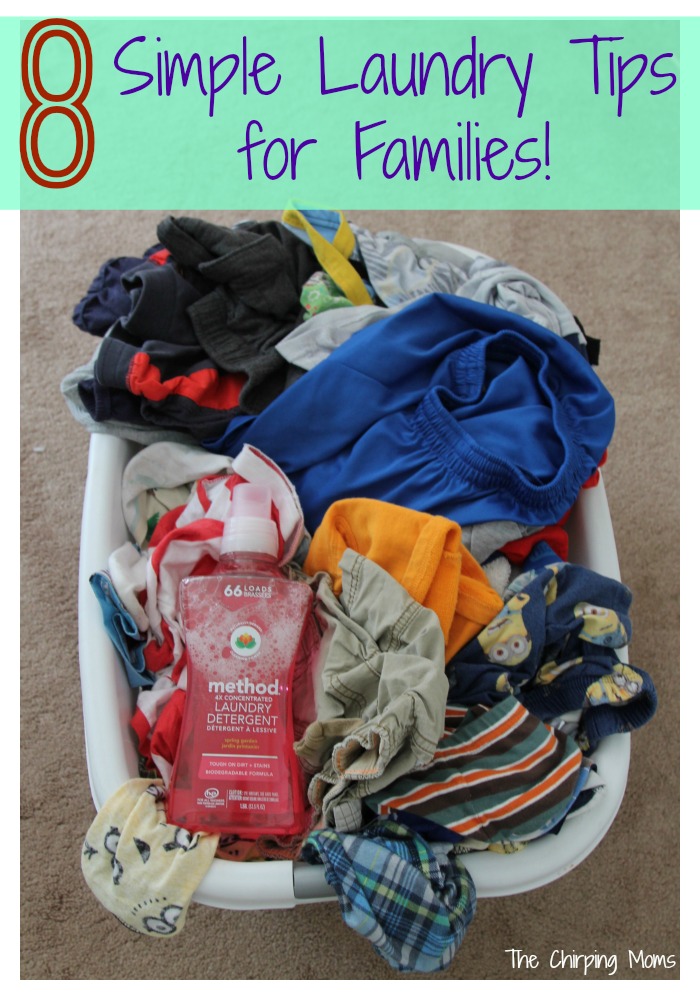 8 Tips for Managing Laundry - The Chirping Moms