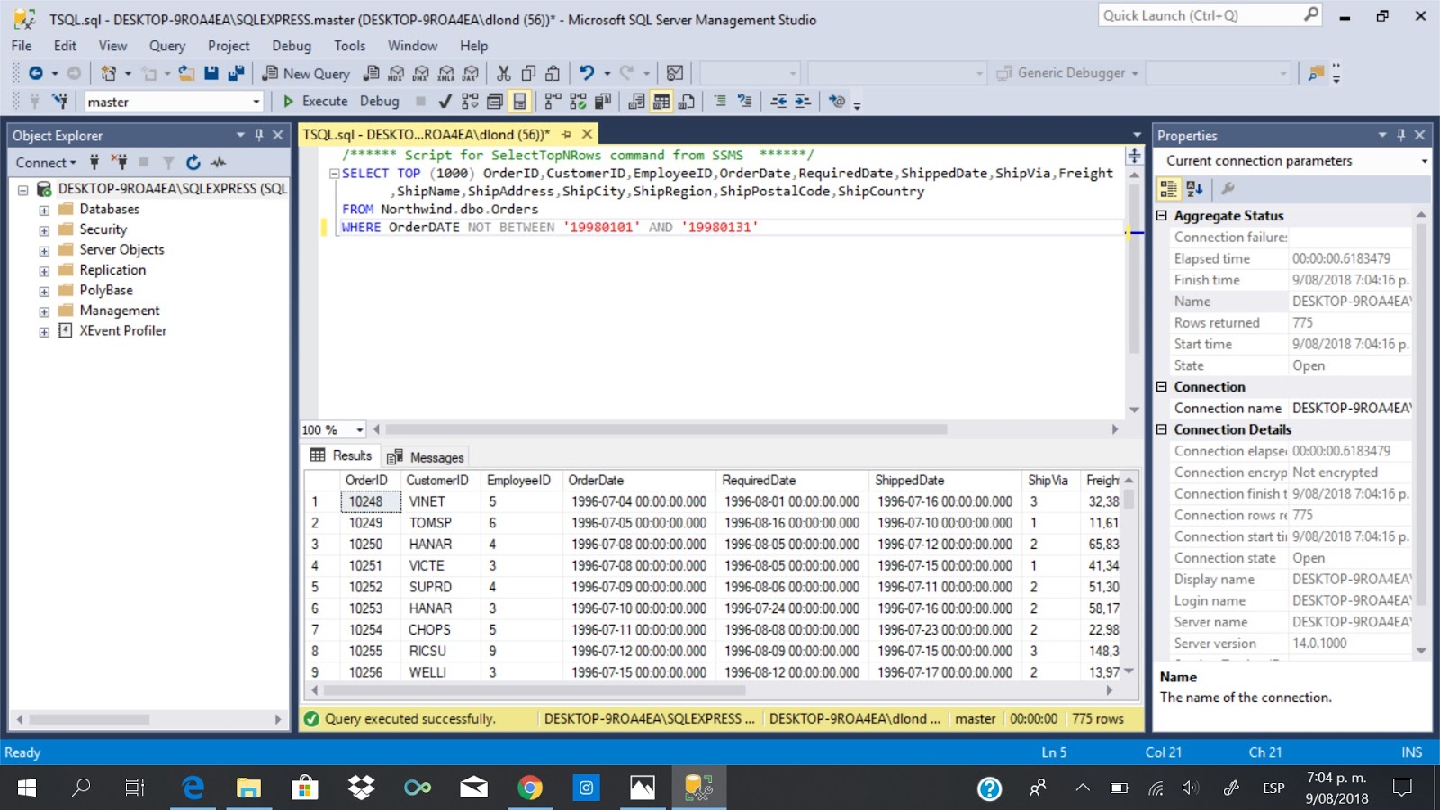 Finanzas, excel, vba, sql y algo más...: TSQL - Negar La Expresión de ...