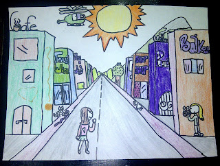 Ms. Maryann's Art Class: One Point Perspective: 4th