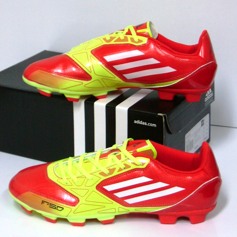 Ardepot: Botines Adidas Modelo Adultos Fútbol 11 F5 TRX FG - Color Rojo ...