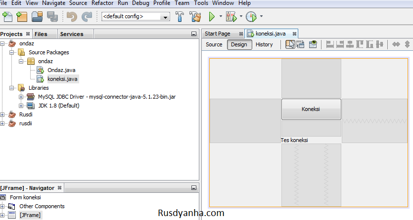 Contoh cara koneksi database mysql di program java ~ ok Contoh cara koneksi database mysql di program java ~ ok