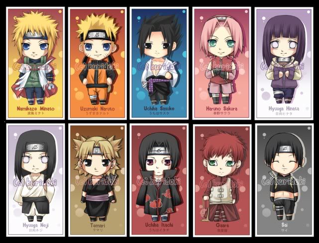 NARUTO E ANIMES: chibis