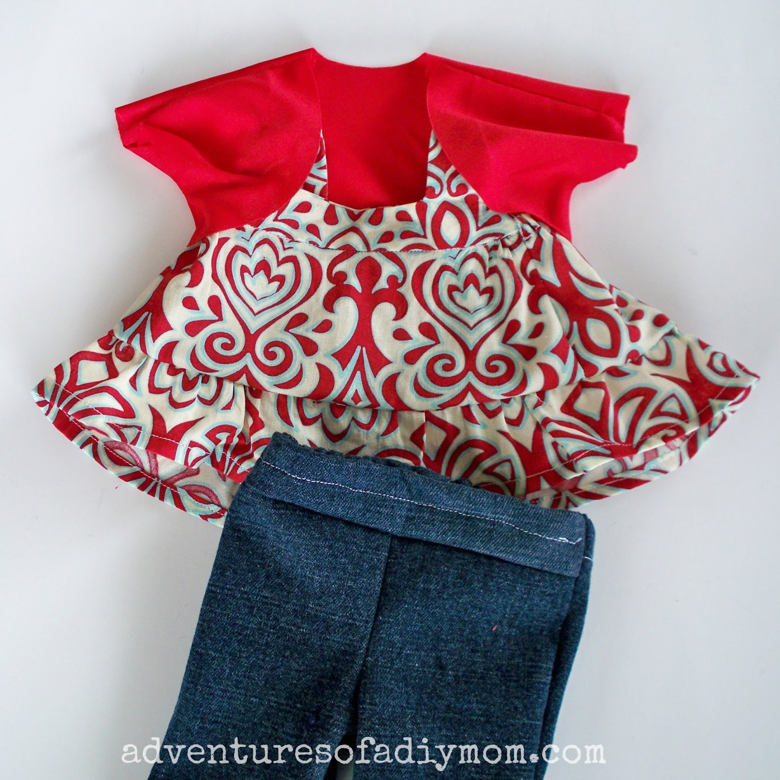 American Girl Doll Clothes - A Homemade Christmas - Adventures of a DIY Mom