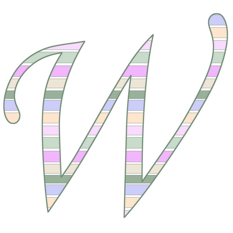 GRANNY ENCHANTED'S BLOG: "Pastel Stripes" JPG Free Capital Scrapbook ...