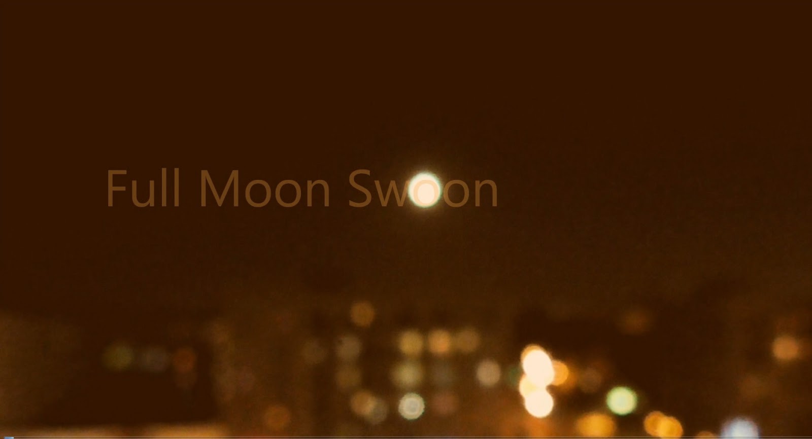 lovenflames: Full Moon Swoon - and if that's not art...