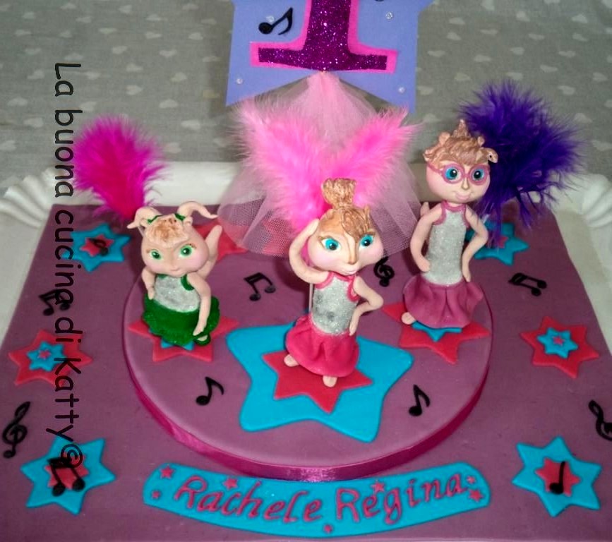 Katty's cakes - Le torte di Katty : The Chipettes Cake