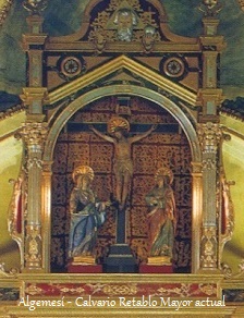 ALGEMESÍ EN LA MEMORIA: El Calvario del Retablo Mayor de San Jaime