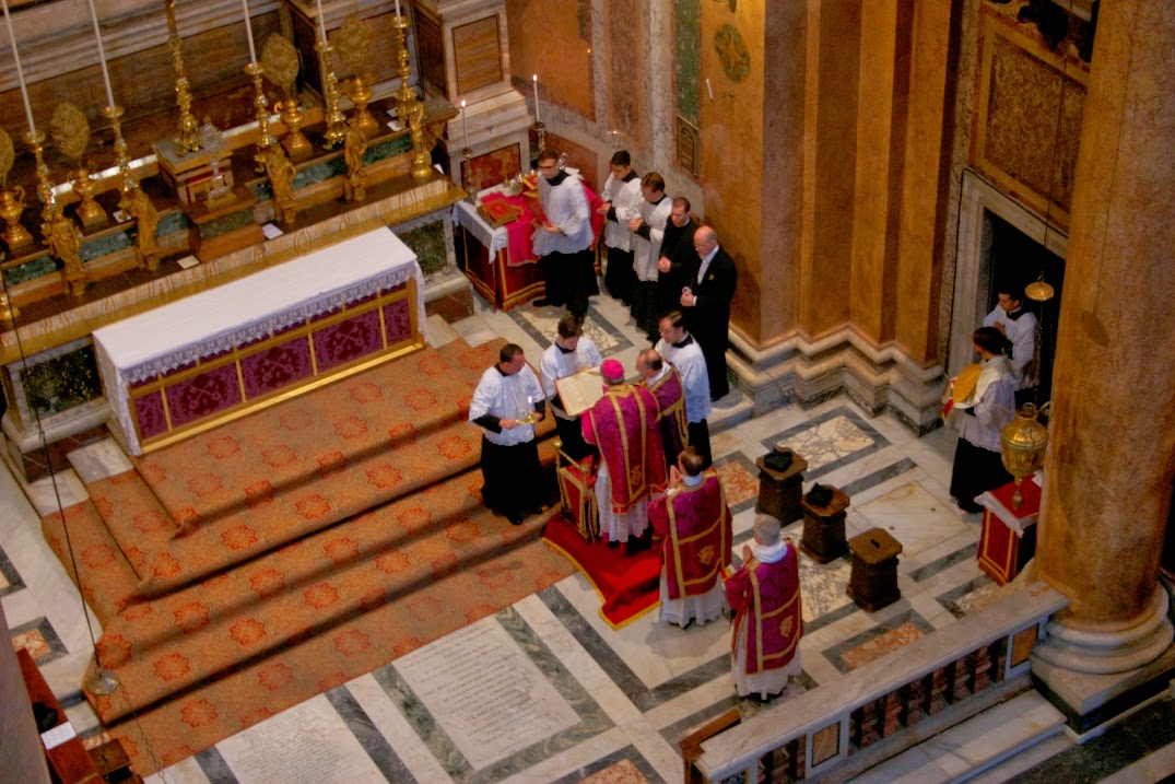 New Liturgical Movement: A Bishop of Rome Celebrates Laetare Sunday ...