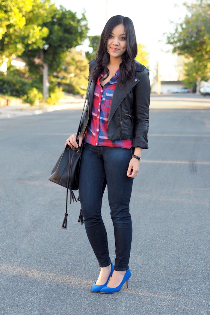 Dressing Up a Plaid Shirt for the Holidays | Putting Me Together ...