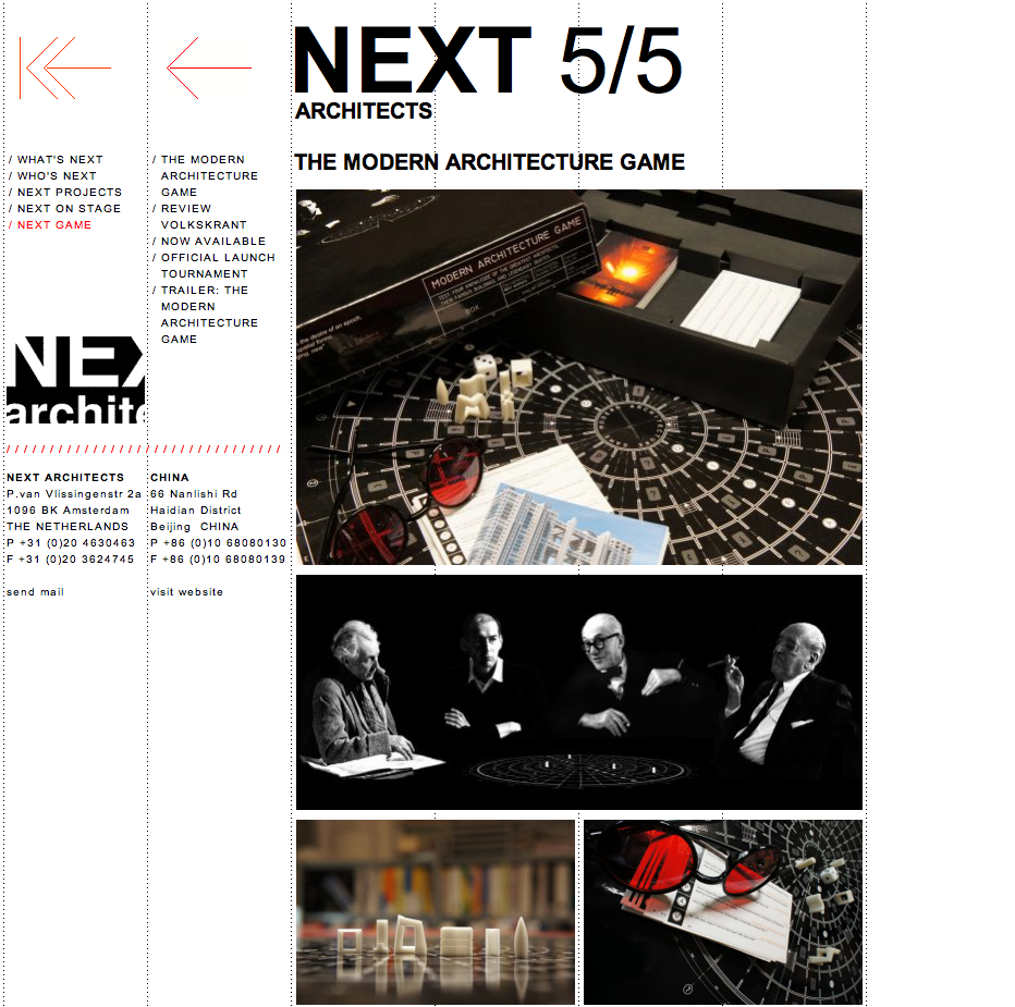 // M: modern architecture game