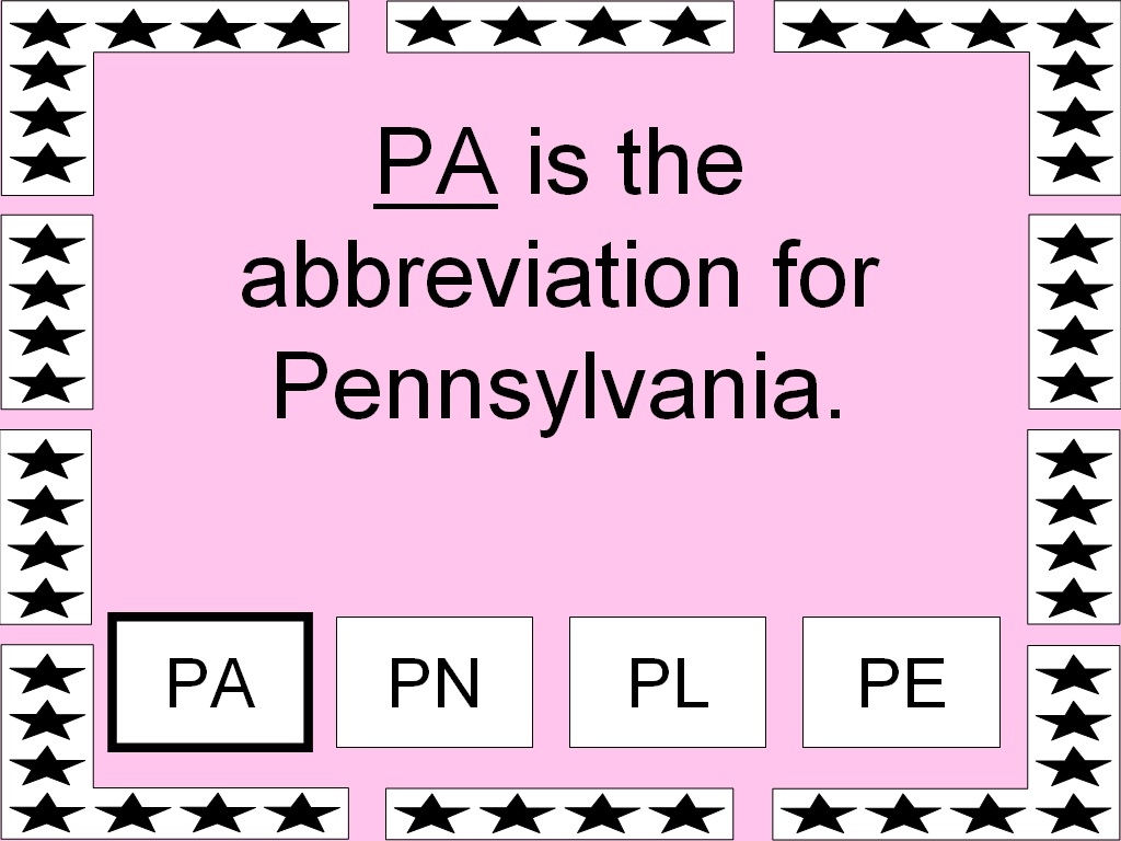 Student Survive 2 Thrive: American State Abbreviations - Part 5 of 5