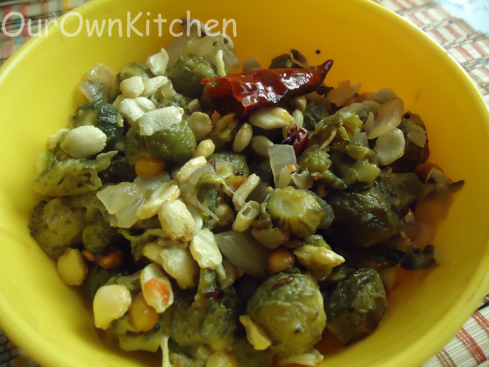 Pavakkai Poriyal | Our Own Kitchen