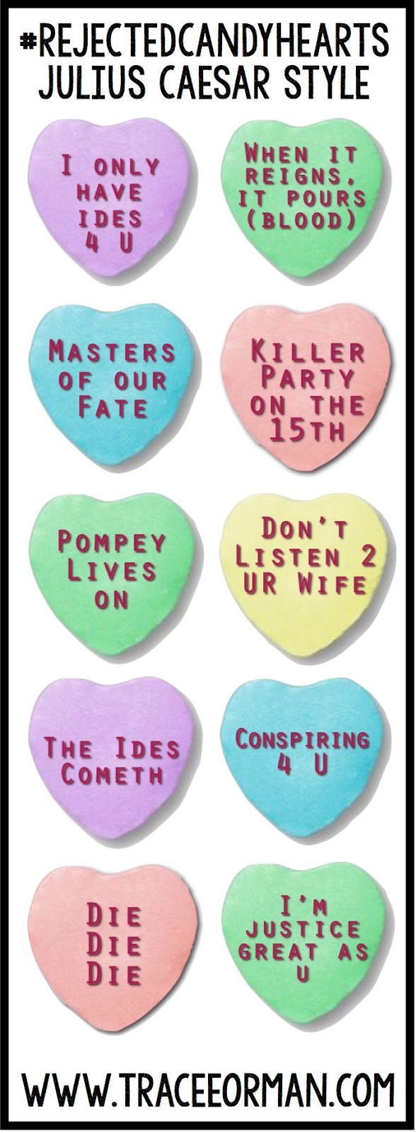 Mrs. Orman's Classroom: Valentine Rejected Candy Hearts
