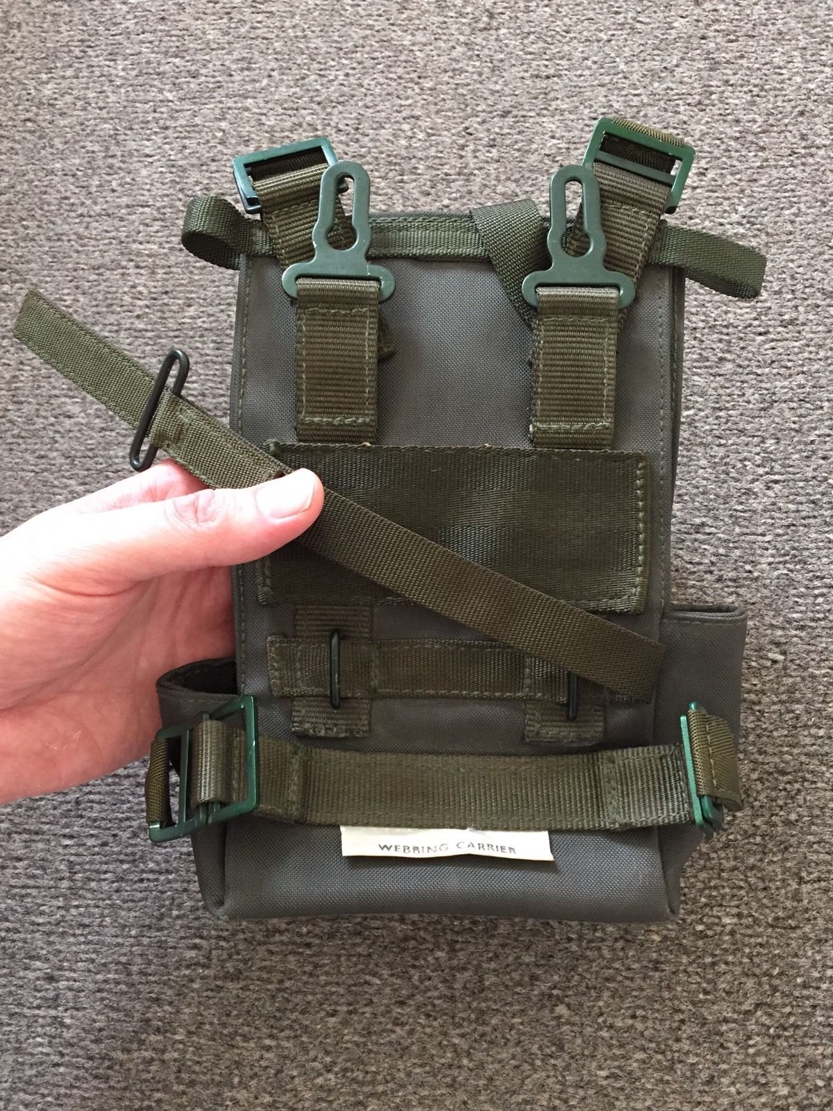 Webbingbabel: RARE British Army 72 Pattern Radio Carrier Pouch