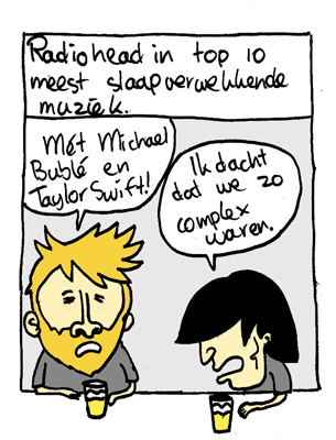Molkenboer, cartoons en illustraties: Cartoon: Radiohead