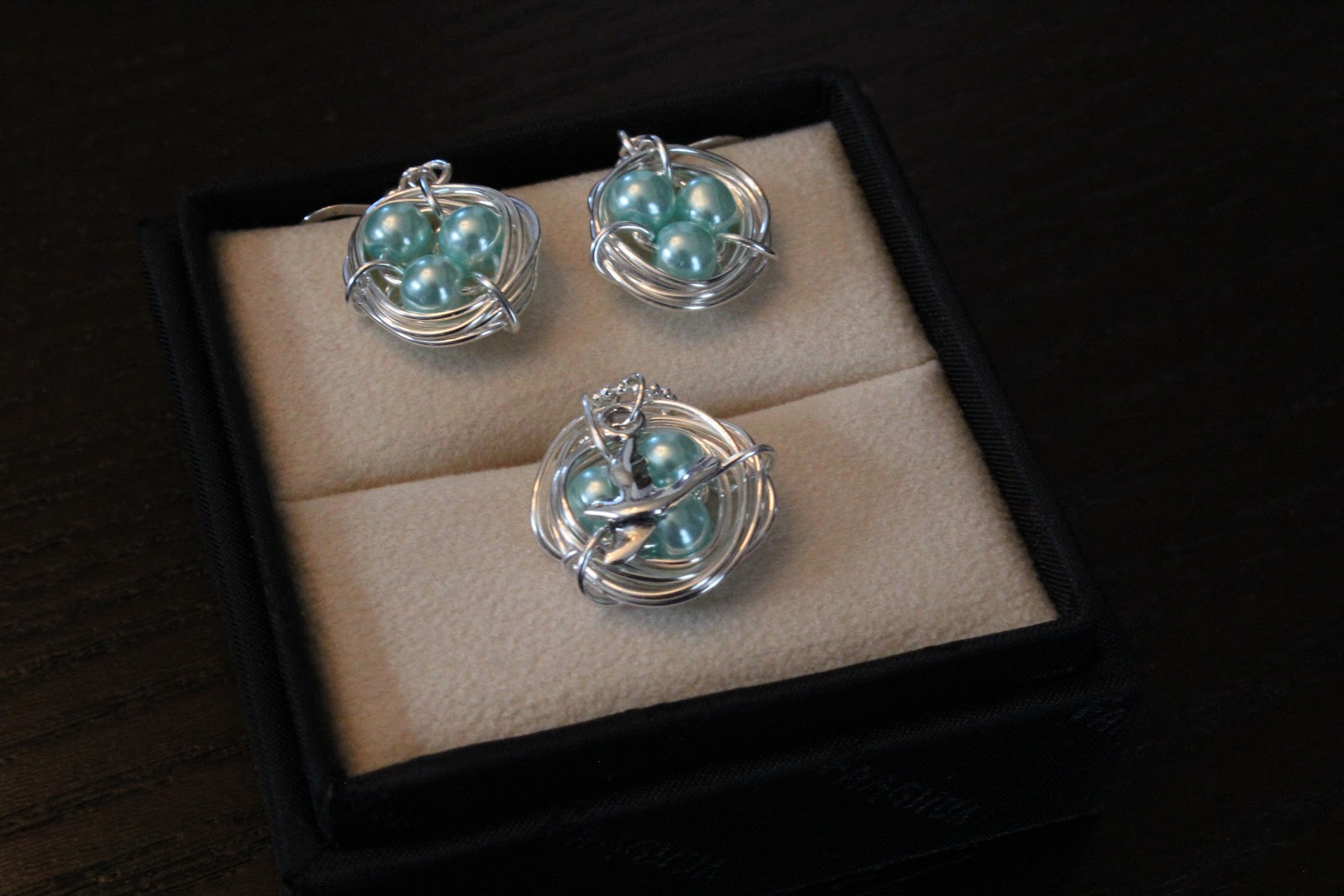 Wire Bird Nest Jewelry