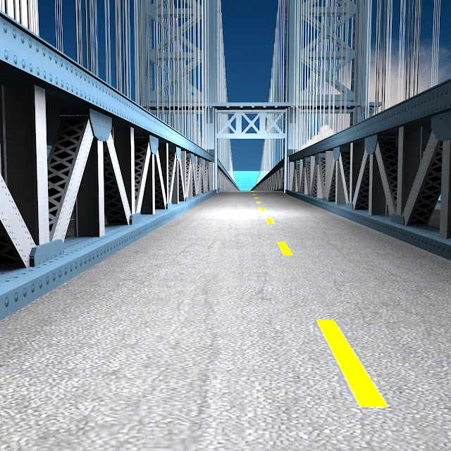 Manhattan Bridge 3D Model