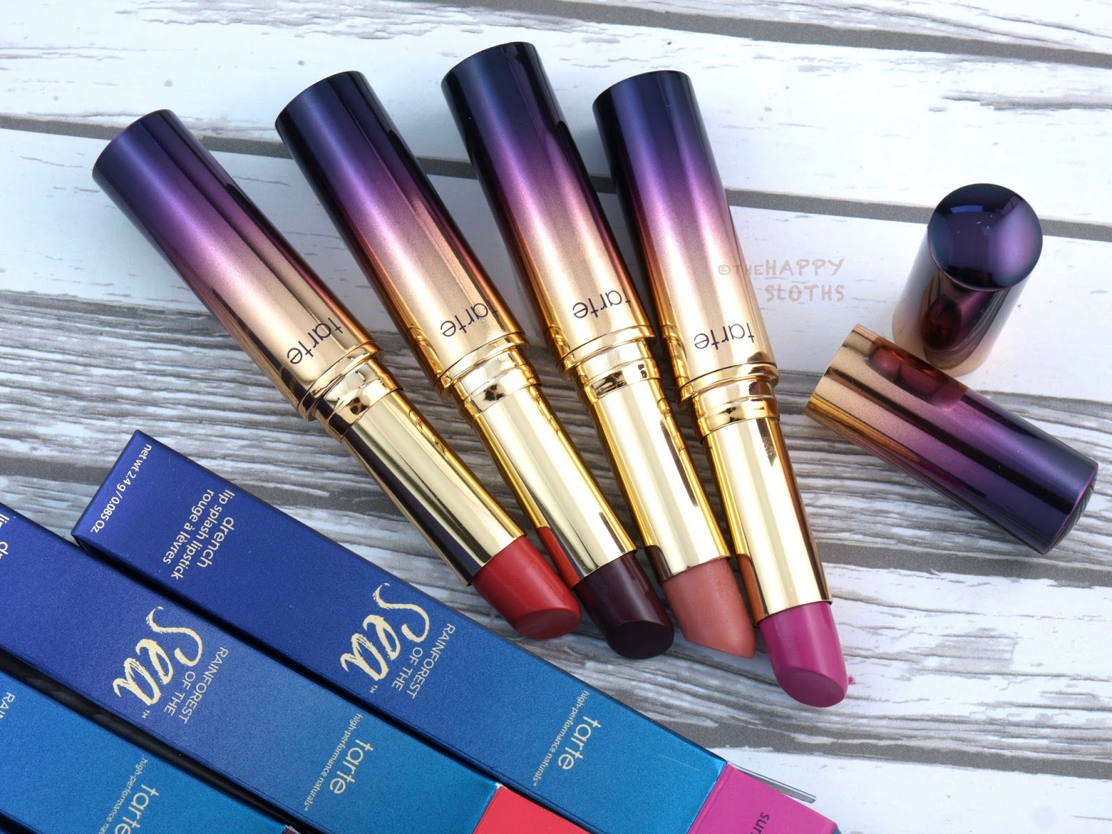 Tarte Rainforest of the Sea Drench Lip Splash Lipsticks: Review and ...