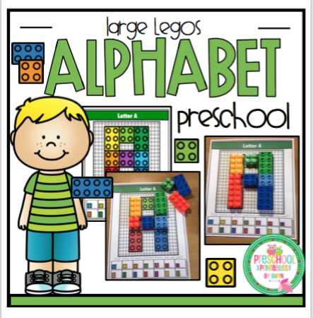 Alphabet Practice Using Legos ~ Preschool Printables