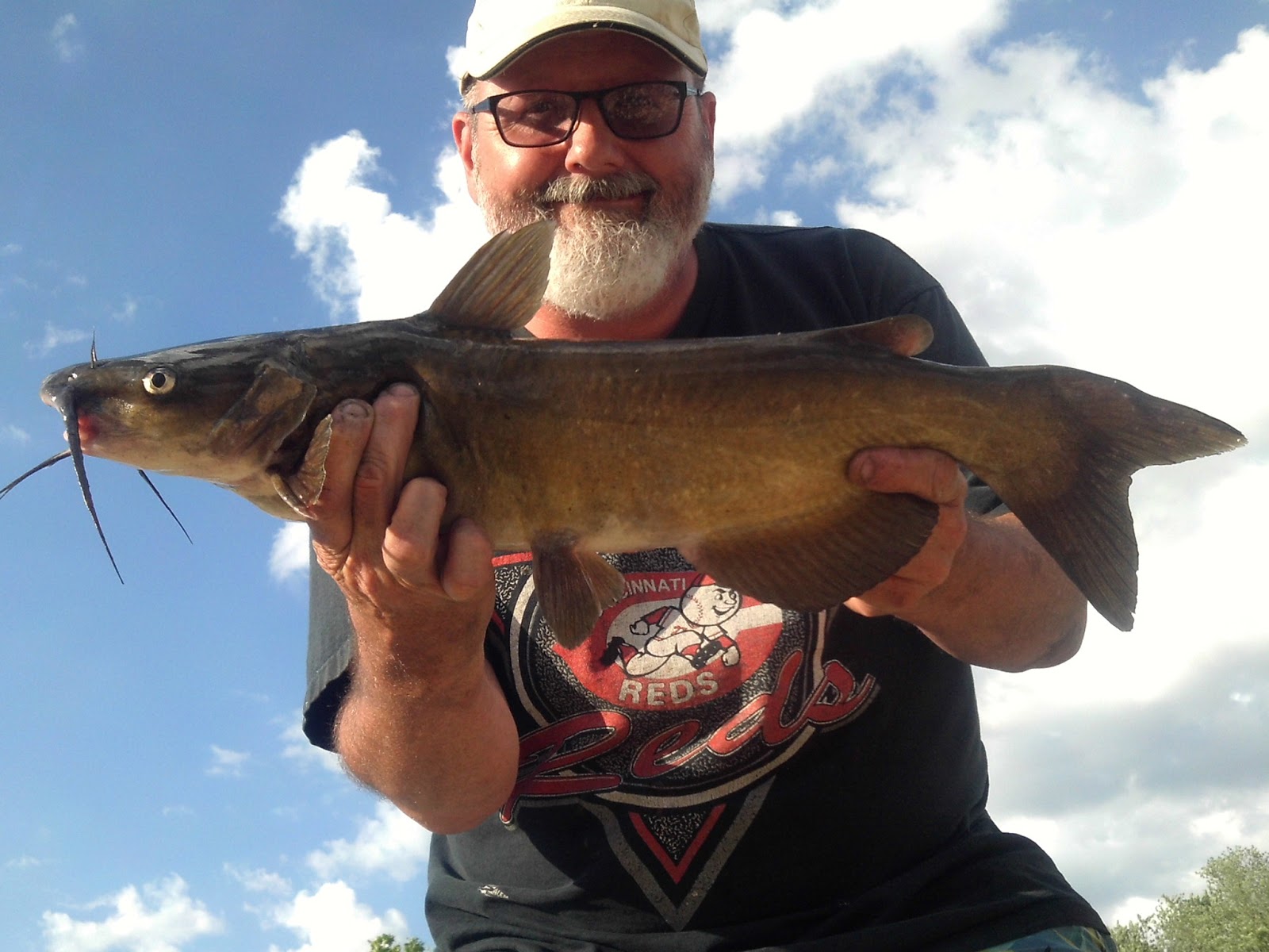 Steven outside: The Toad Float.