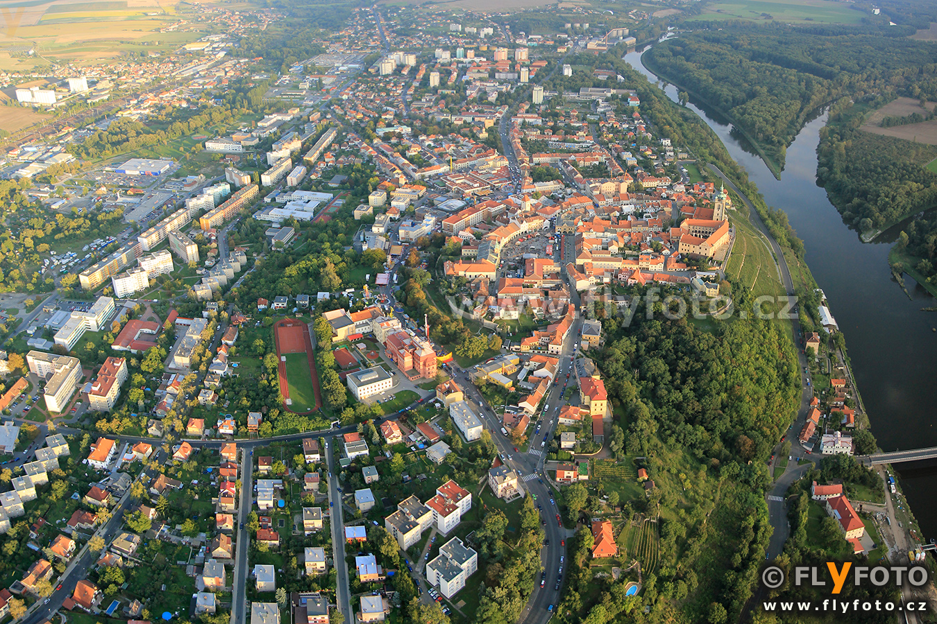 FLyFOTO letecká fotografie a video: Mělník