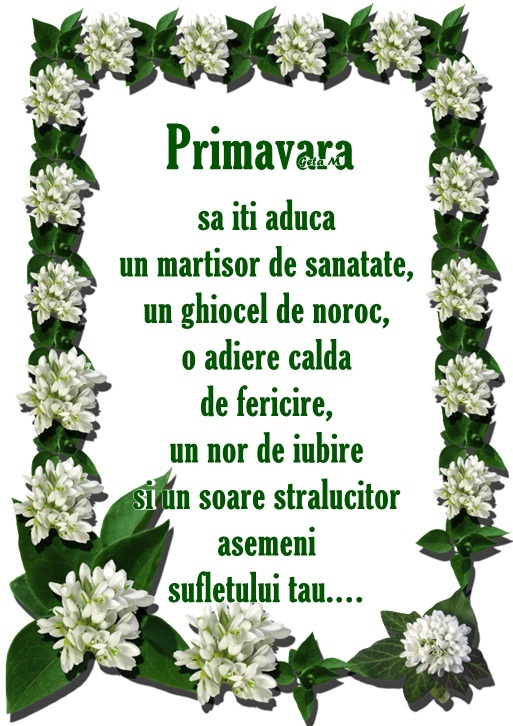 PRIMAVARA,PRIMAVARA ! | Anitanna's Blog la Cafeneaua "Trandafirul rosu"