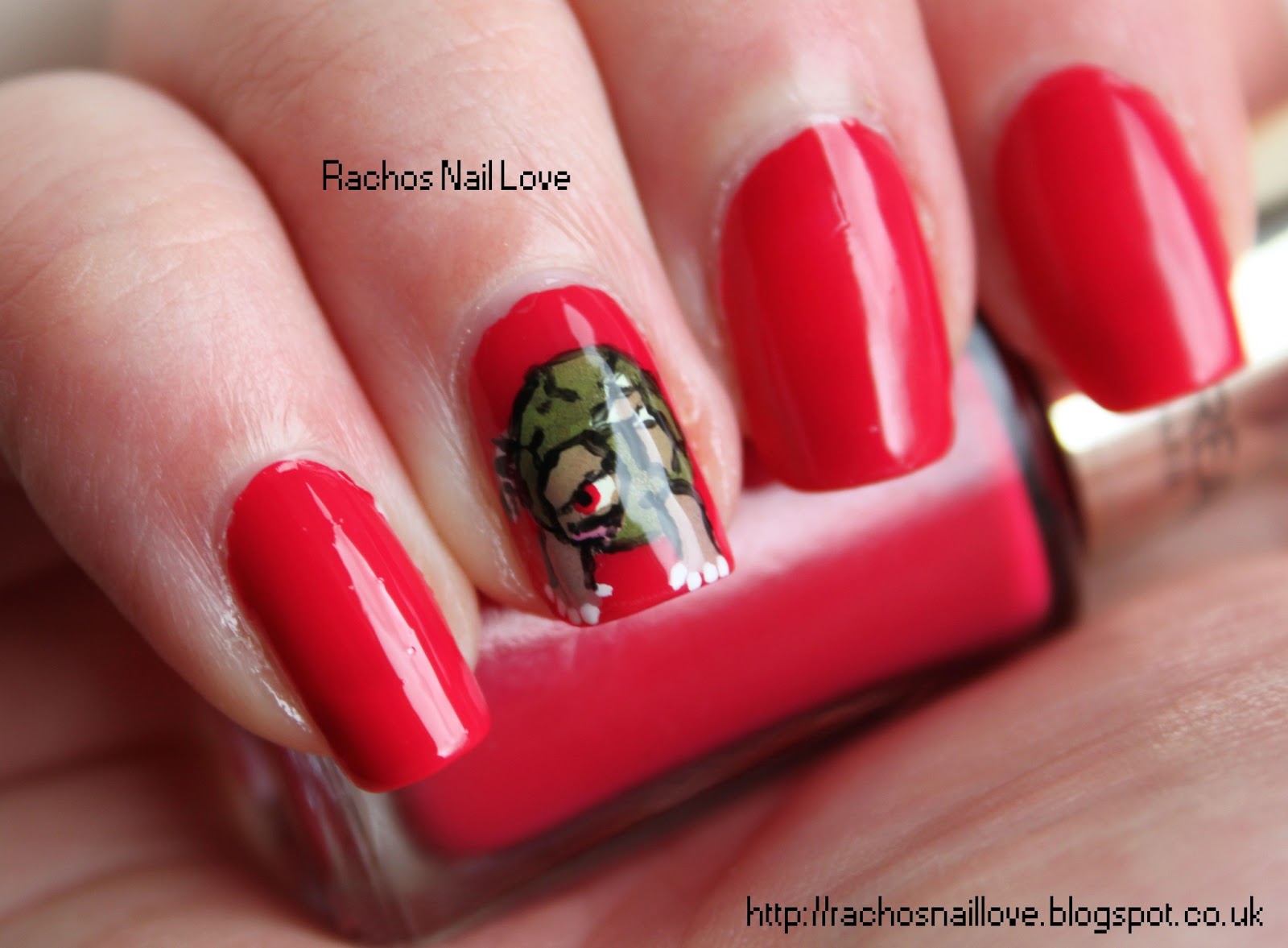 Racho's Nail Love: Pokémon Nail Art Challenge - Week 13 Rock - Golem