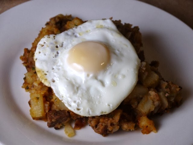 Clockwatching Tart: Prime Rib Hash