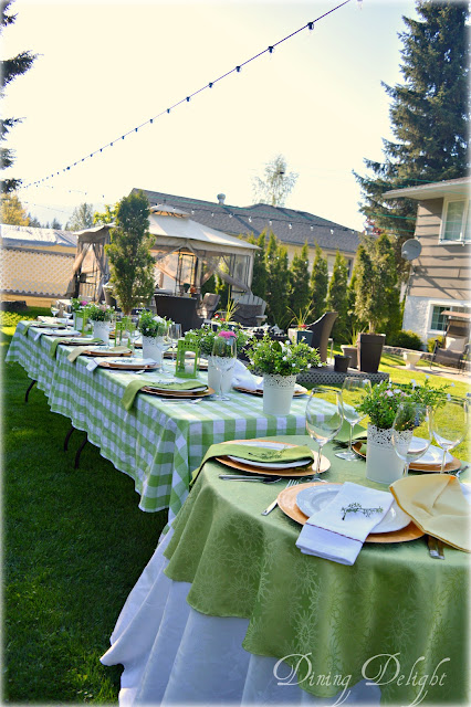 Dining Delight: Backyard Garden Party Tablescape