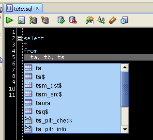 My Tips and Tricks Repository: Utilizing SQL Developer autocomplete feature