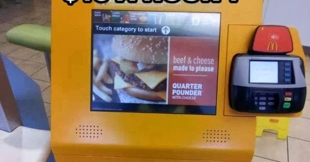 The Real Dwayne Allen.com: McDonald's Employees with Machines???