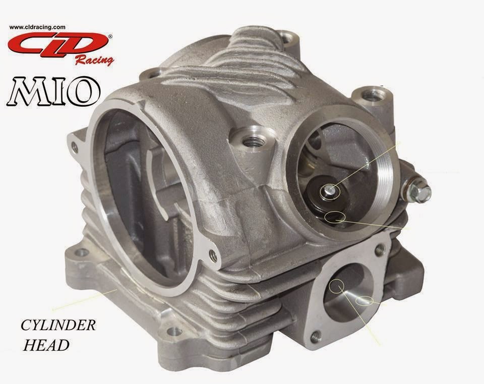 Motor Drag Ninja : Head Mio CLD klep lebar