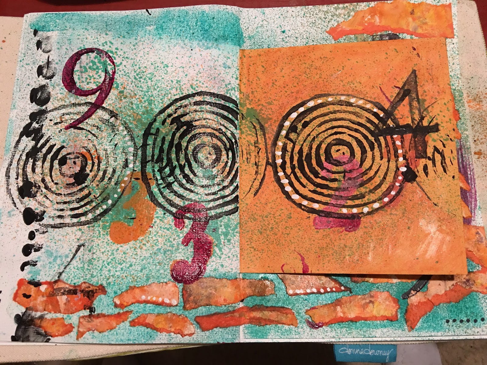 Art Room Blog: Art Journal Step-by-Step...