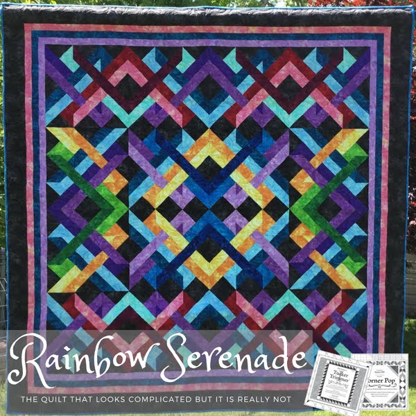 Quilting Affection Designs: Rainbow Serenade Quilt Along Week 3