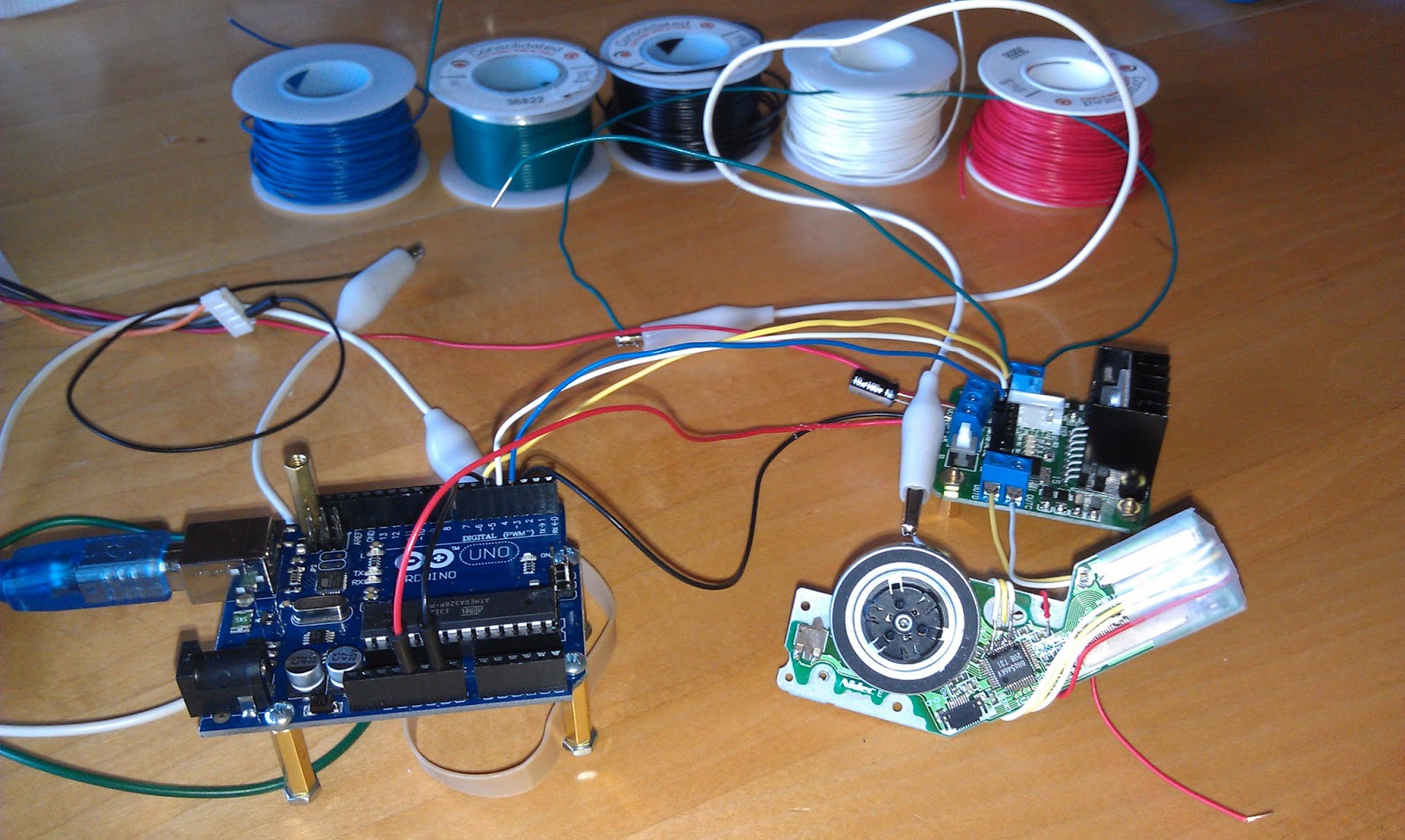 Electronics: Mini CD drive tray mini-project