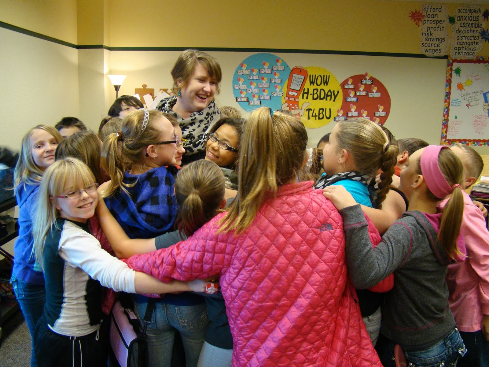 A Full Classroom: Group Hug