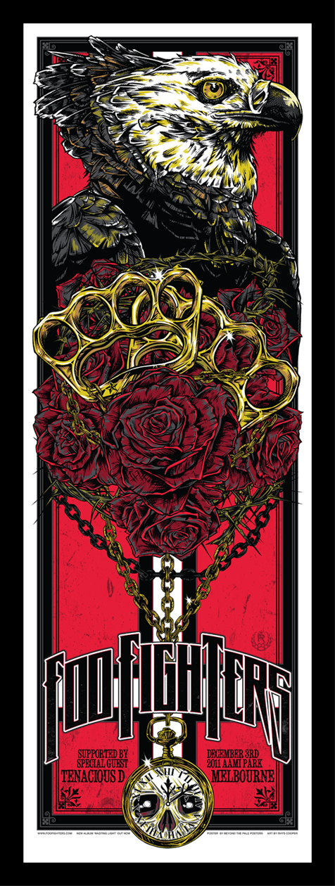 PoP-ArT Emporium: Foo Fighters Gig Posters by Ken Tayler & Rhys Cooper